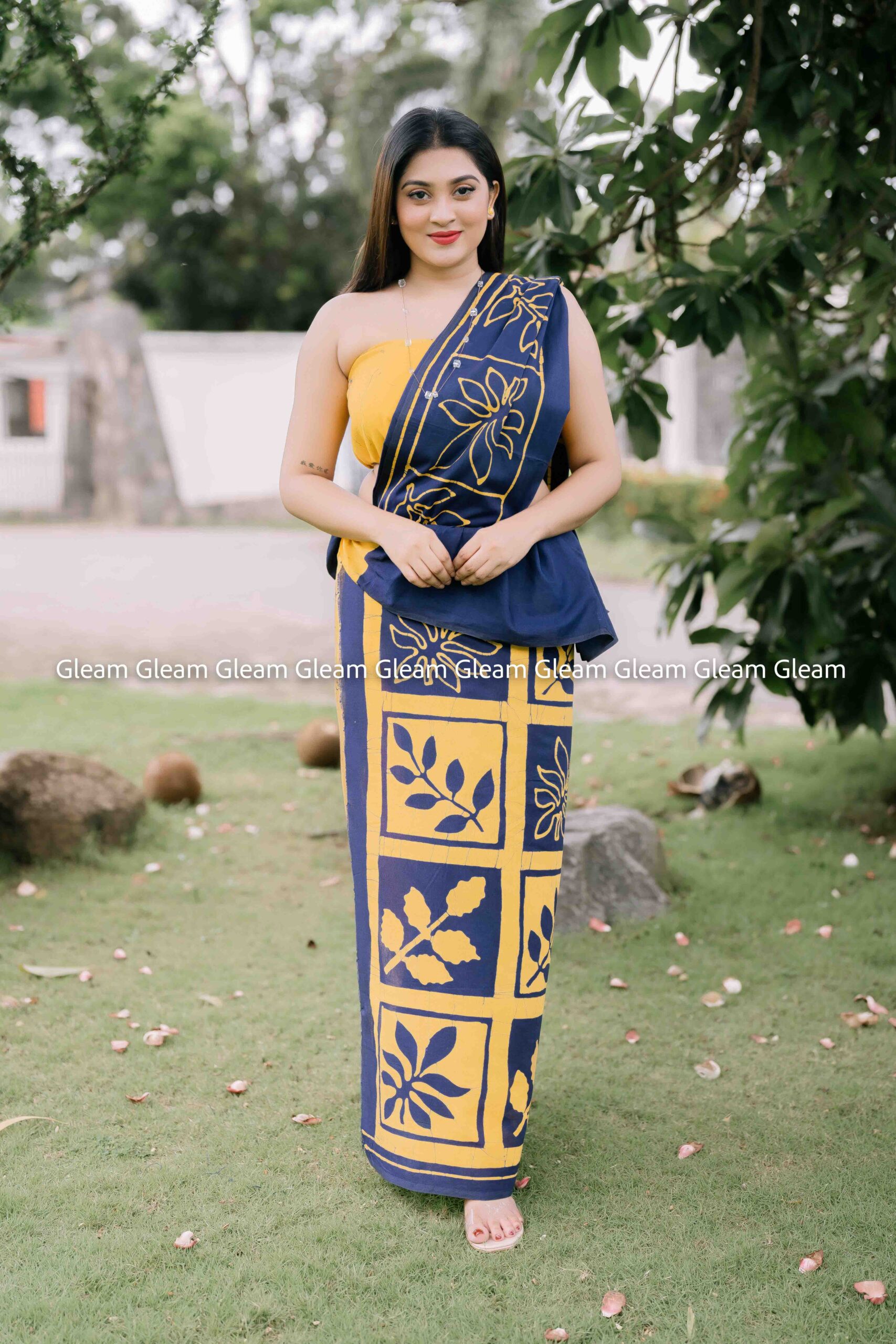 Midnight Sun Saree - Gleam | Shop Premium Batik Wear in Sri Lanka